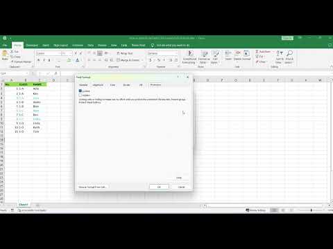 How to Identify and Select All Locked Cells in Excel