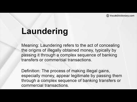 Laundering Meaning