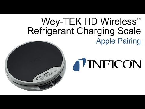 Wey-TEK HD Wireless Refrigerant Charging Scale | Apple Pairing