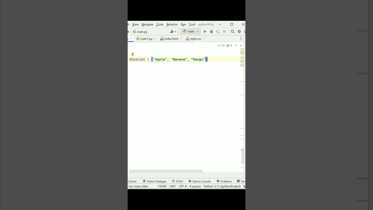 python change list items | List in Python | Change Item Values | Replace item #shorts #python #web