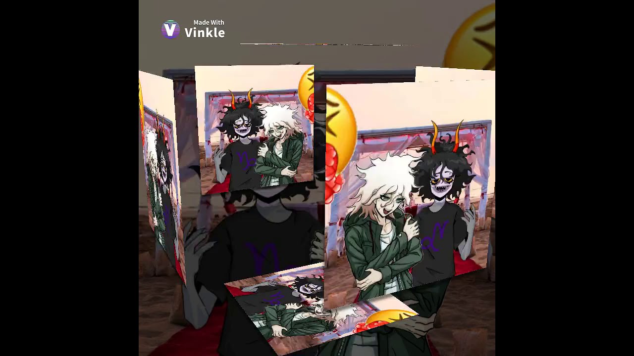 Gamzee Makara x Nagito Komaeda DANGANRONPA HOMESTUCK edit