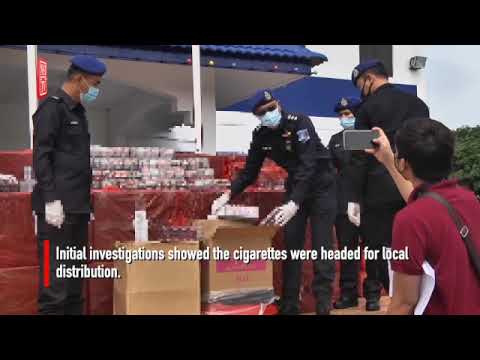 Smuggled 'John' cigarettes worth RM1.5 million seized