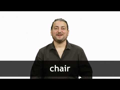 English Translation of “CHAIR” | Collins French-English Dictionary