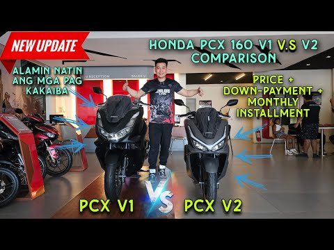 HONDA PCX 160 V1 VS PCX 160 V2 COMPARISON