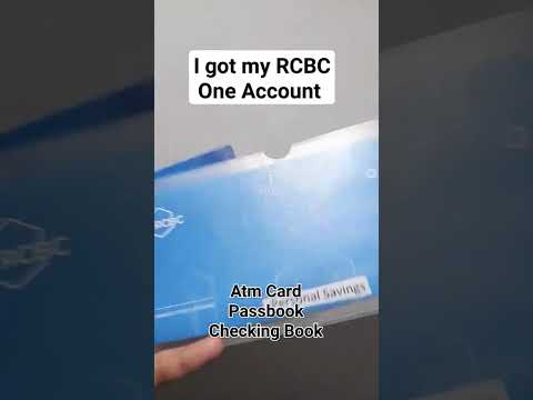 Rcbc One Account for my personal savings. I didn't avail checking book. #rcbc #oneaccount #shorts