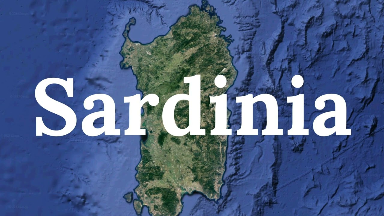 🏝️ GEOGRAPHY OF SARDINIA in 1 minute 🗺️