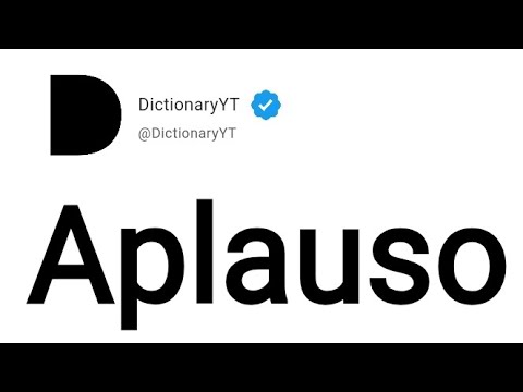Aplauso Meaning in English