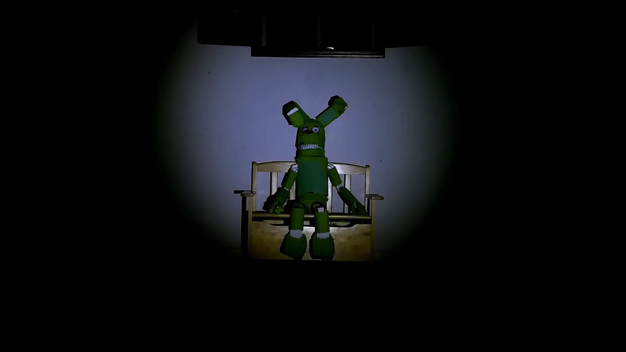 (FNaF 4 Live Action)Fun With Plushtrap in Real Life