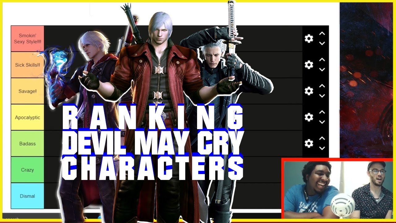 Ranking Devil May Cry Characters on Tiermaker