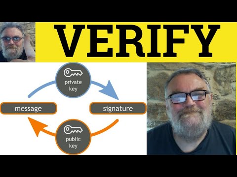 😎 Verify Meaning - Verification Definition - Verify Examples - Verify Verification Unverified