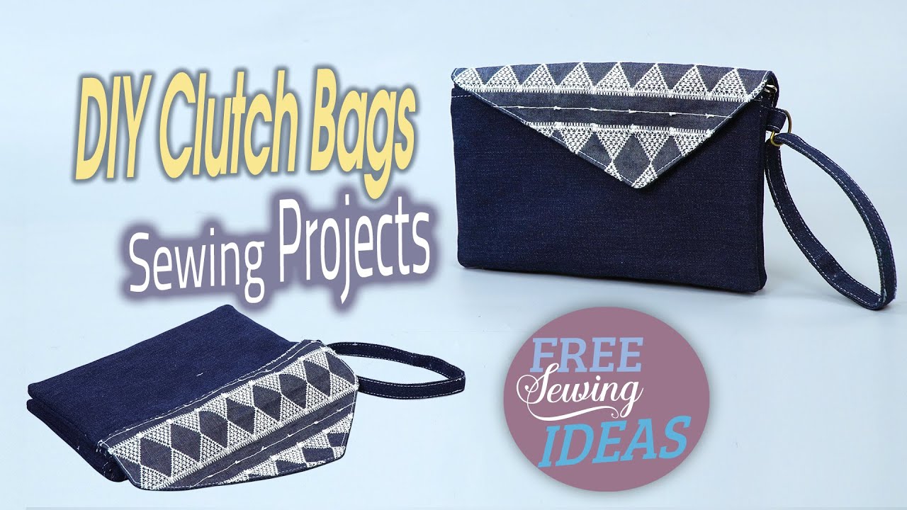 DIY Clutch Bags | Sewing Projects | Free Sewing Ideas, Patterns