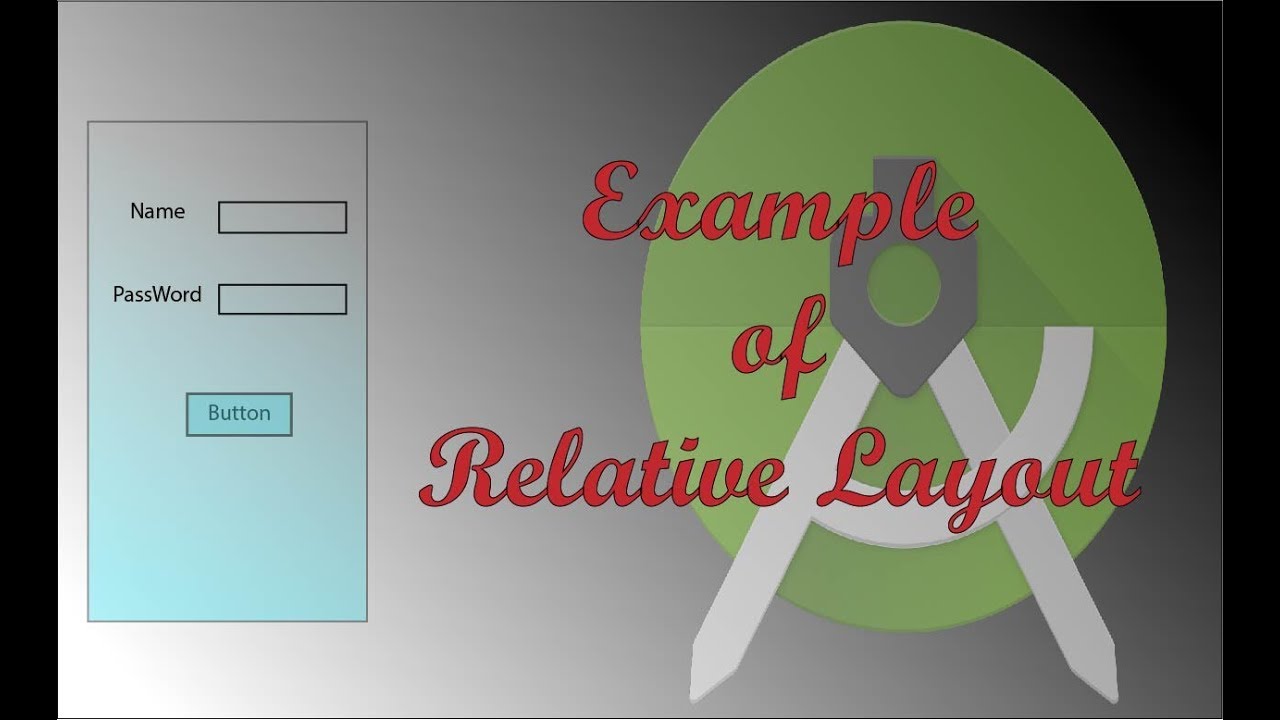 Android Tutorial #6:Login Page using Relative Layout