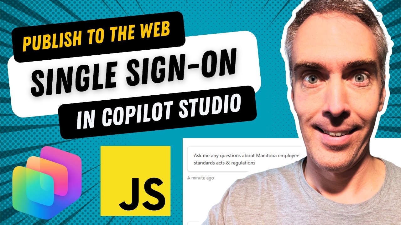 Copilot Studio: Publish To A Website With Single Sign-On