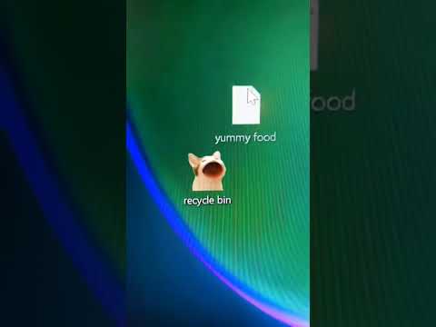 Cat recycle bin icon from reddit