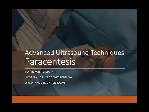 Paracentesis Technique – POCUS Pro and Proceduralist.org