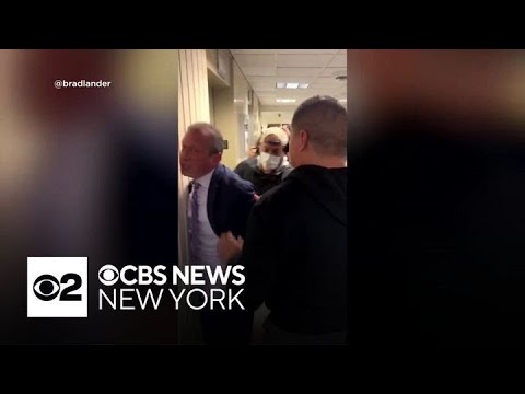 City Comptroller Brad Lander speaks out after his arrest by ICE agents at immigration court