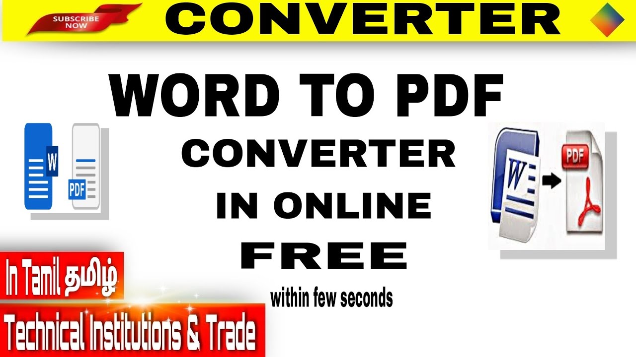 Convert: Word document to Pdf Change (EP 02) | Technical Instructions & Trade | Iliyaz | byTIT |