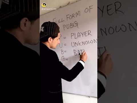 Full form of pubg