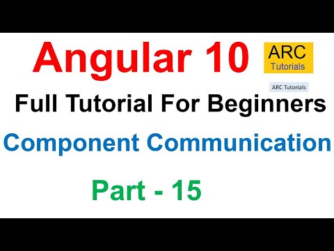 Learn Angular 10 Tutorial 15 Component Communication | Angular 10 Tutorial For Beginners - Mind ...