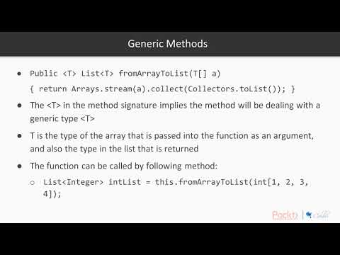 Learn Learning Java 9 Functional Programming Intro to Generic Functions Classes| packtpub com ...