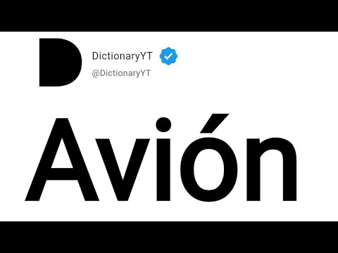 Avión Meaning in English