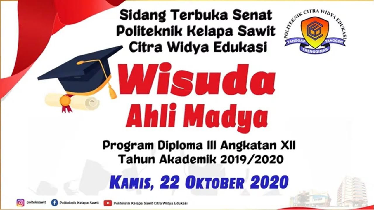 Wisuda CWE 5 Janji Wisuda Angkatan 2020