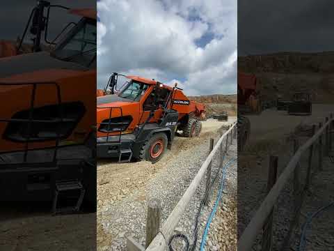 Develon DA30 Articulated Dump truck in the demonstration area at Hillhead 2024