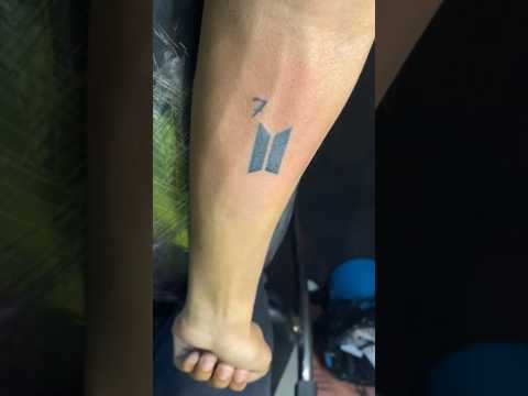 BTS Logo Tattoo #bts #btslogo #tattoo