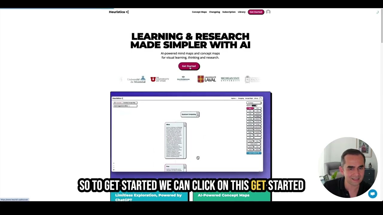 Creating AI-powered concept maps using Heuristica