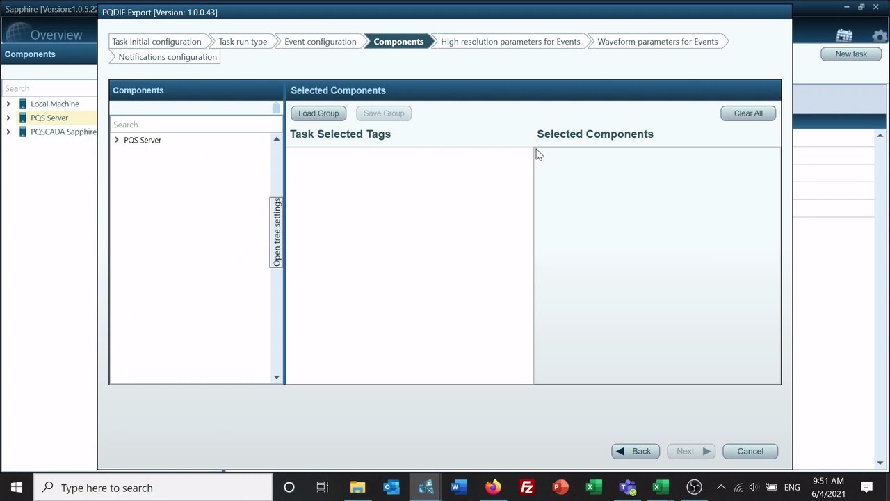 Export PQDIF Files via PQSCADA Sapphire Power Quality Analysis Software Quick Tip