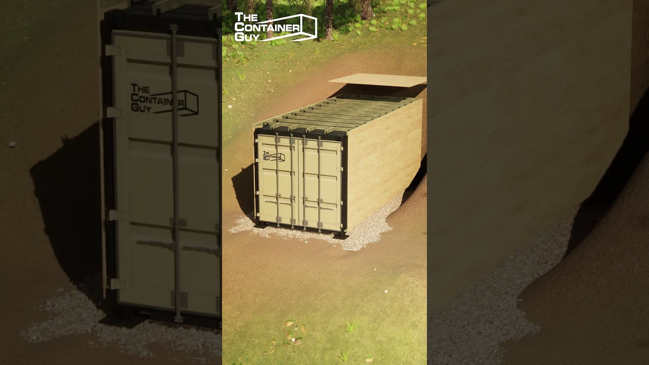 Concept: How To Bury a Shipping Container