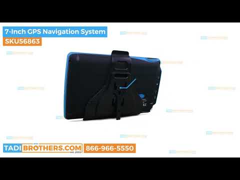 7-Inch Dash Mounted GPS Navigation System with optional Backup Camera