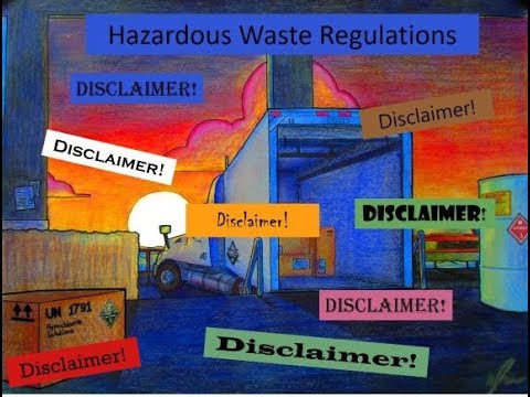 My RCRA Disclaimer