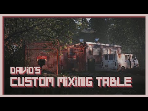 David's Custom Mixing Table