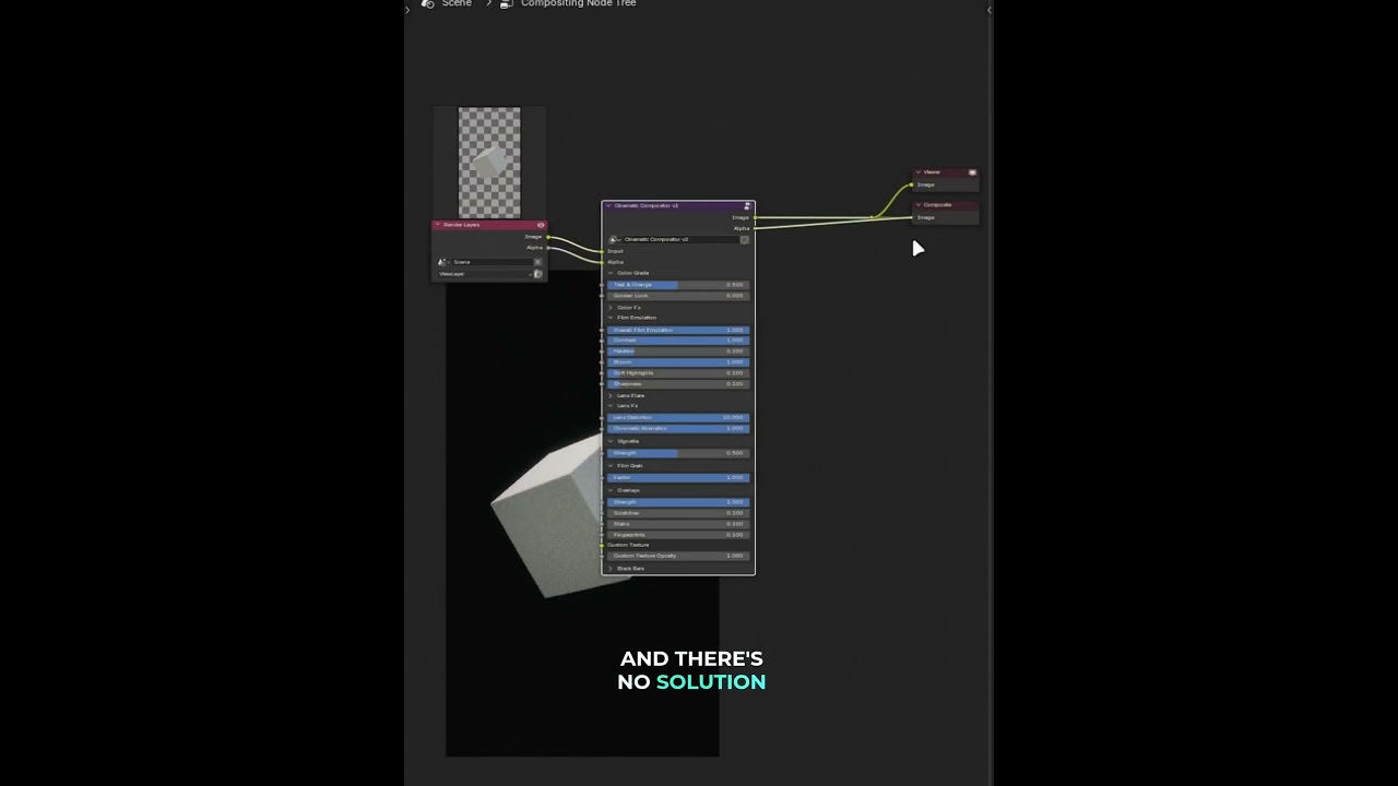 Blender 4.5 Compositor Update | Set Alpha #blender3d #blender #animation #3d #tutorial #3danimation