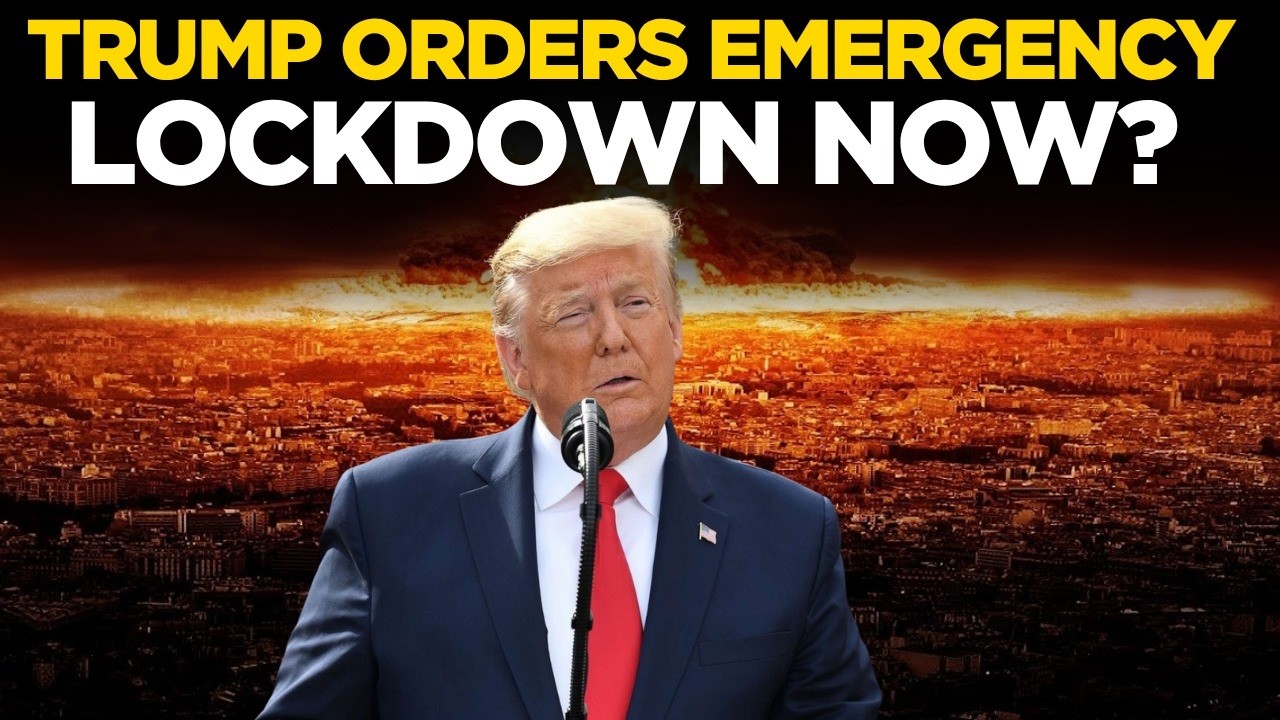 BREAKING NEWS LIVE: Trump Issues Urgent Warning, Nation on Edge | Trump's Emergency Announcement