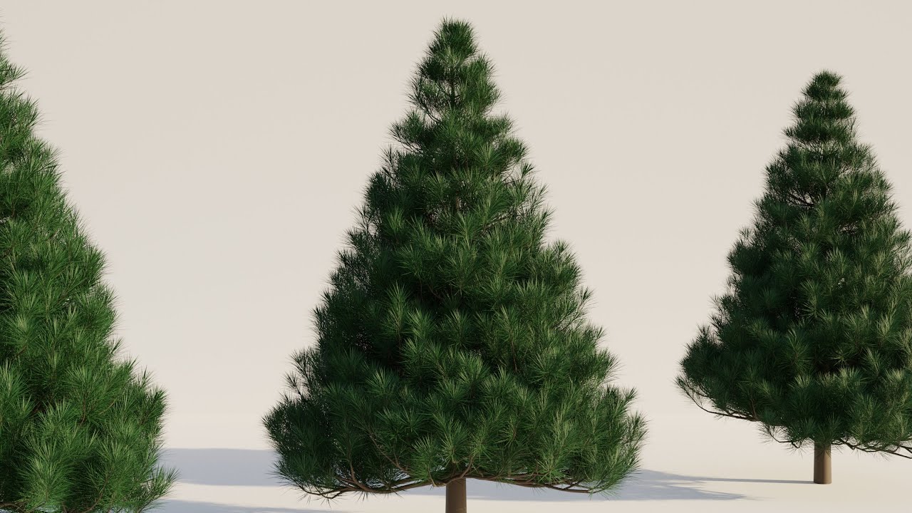 Create Well Shaped Christmas Tree in Blender and Render using Cycles Engine