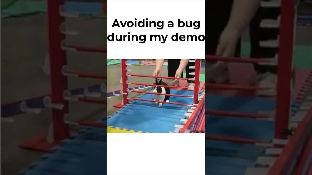Avoiding a bug during my demo