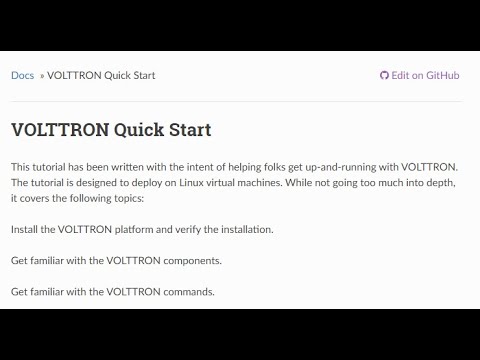 Volttron (8.1.3) quick-start + vcfg wizard for an out-of-the-box IoT pipeline