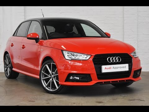 GD67WNS AUDI A1 SPORTBACK TFSI S LINE BLACK EDITION NAV RED 2018, Slough Audi
