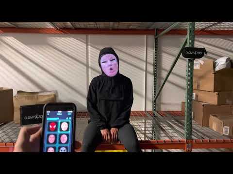 Face Transforming LED Mask - App Controlled - Rechargeable