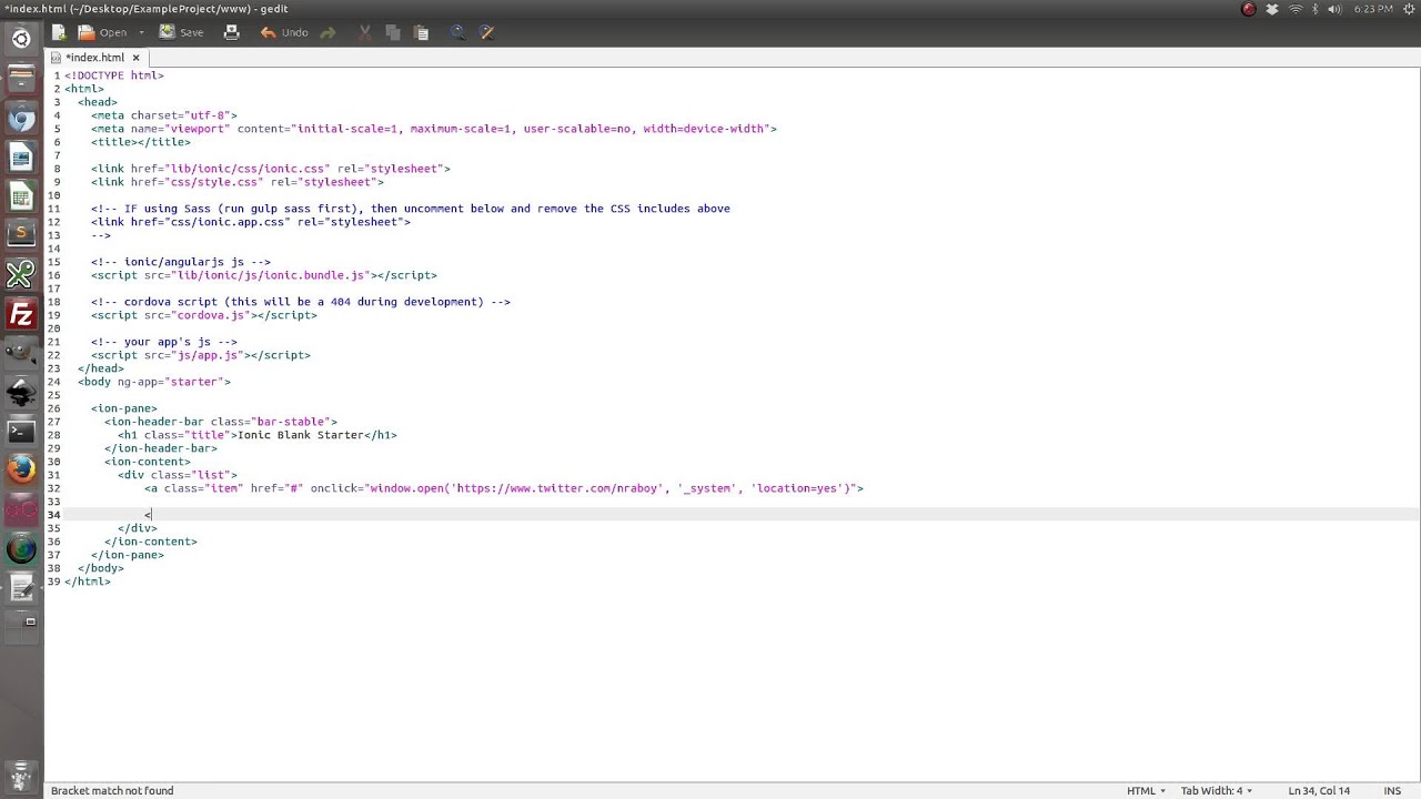 Launch External URLs with IonicFramework