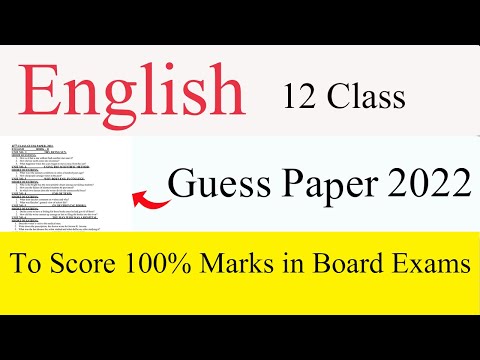12th Class English Guess Paper 2023 - 2nd year English Guess Paper 2023 -FSc Part 2 Guess Paper 2023