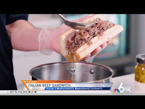 Make a Perfect Italian Beef - Buona on NBC South Florida Fabulous Food