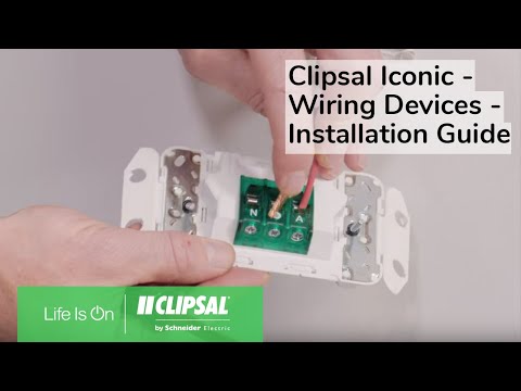 Clipsal Iconic - Wiring Devices - Installation Guide