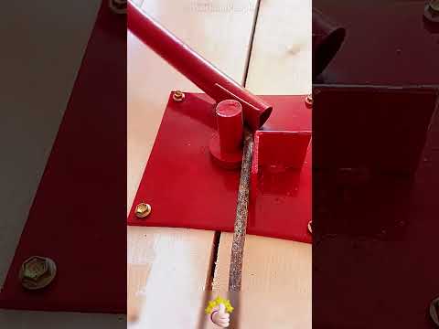 Self-made convenient steel bar bending and sizing tool