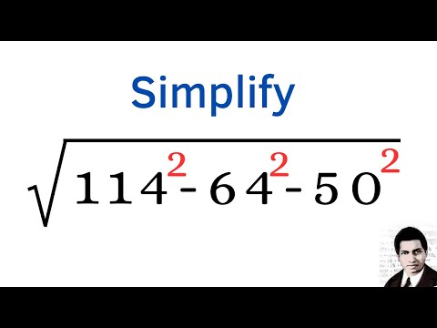 Solve Square Root Of (114^2-64^2-50^2) 0 / Simplifying Radical Expressions