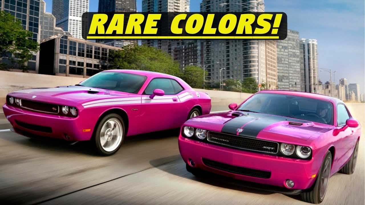 2008-2017 Rare Dodge Challenger Limited Edition Paint & Model List - IS YOUR CHALLENGER RARE?