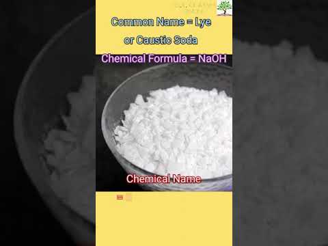 Sodium Hydroxide - Common Name || Chemical Name || Chemical Formula