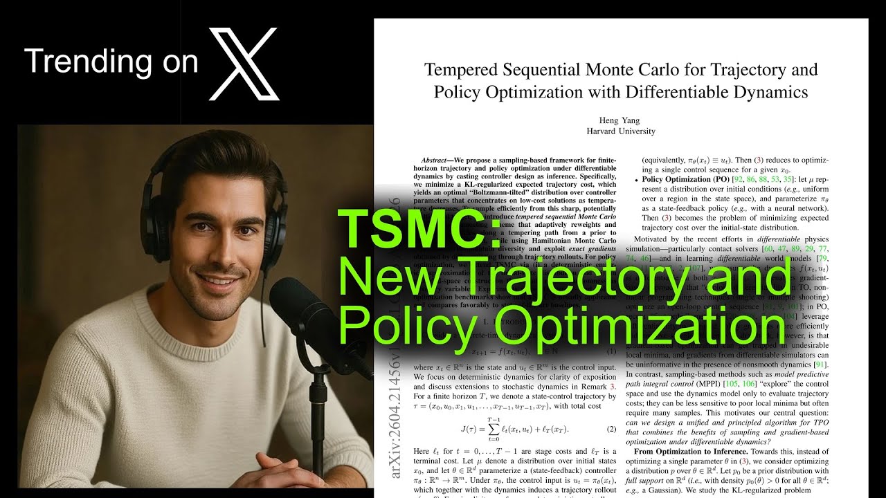 TSMC: New Trajectory and Policy Optimization